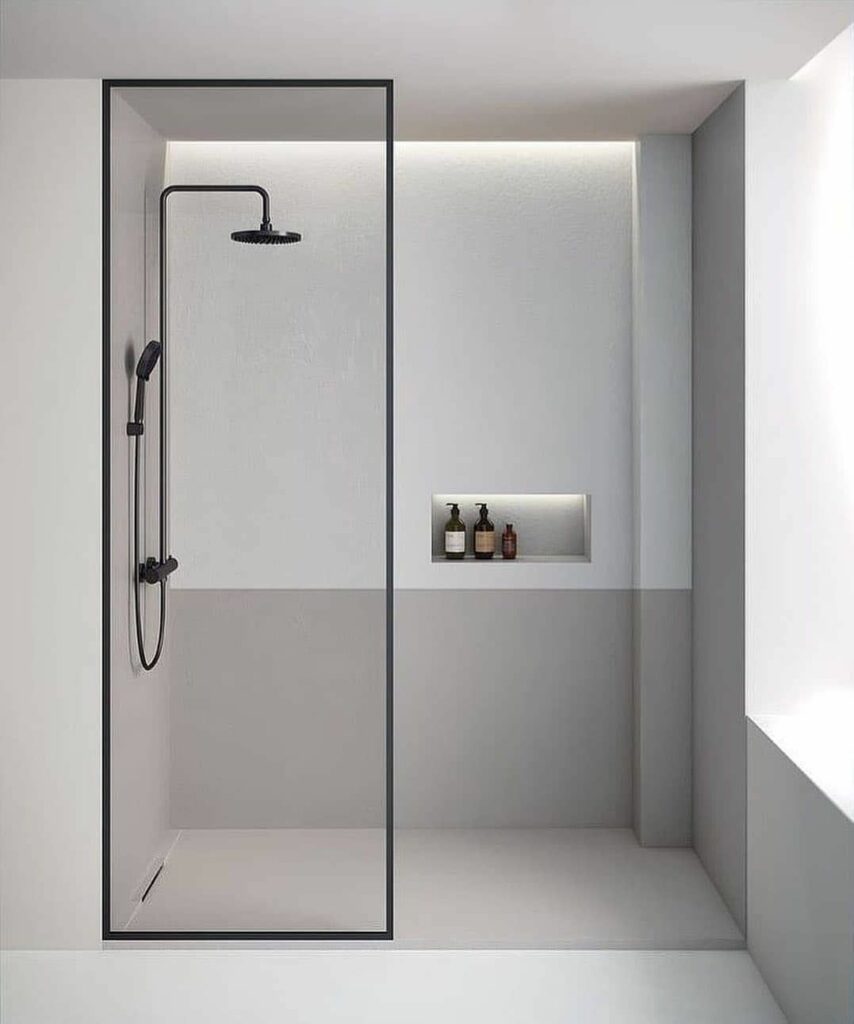 Minimalismo, raffinatezza e fascino, la doccia walk in è perfetta per ...