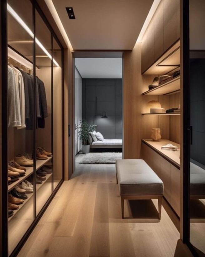 Order first, some tips for a small walk-in closet - Modern Italian ...
