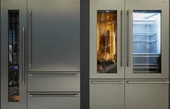 The luxury refrigerator is high-performance and pleasing